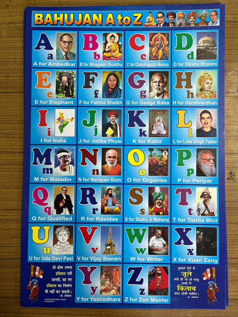 Bahujan A To Z Poster (2 piece) – Tathagat LIVE